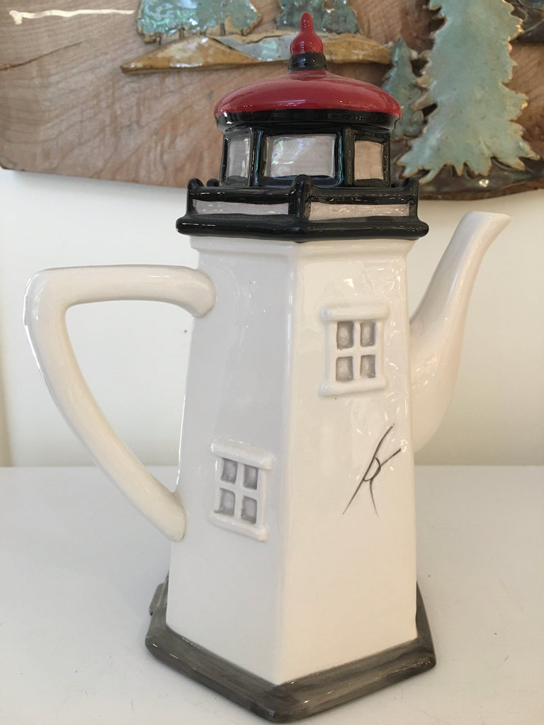 Lighthouse Teapot – Heather Goldminc Clayworks Studio